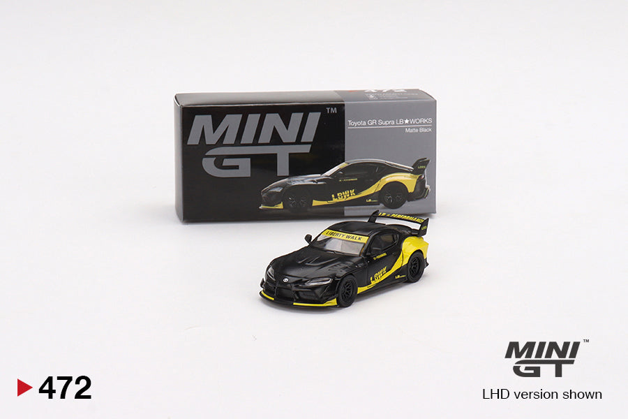 #472 - Toyota GR Supra LB-Works (Matte Black) – Modelmatic