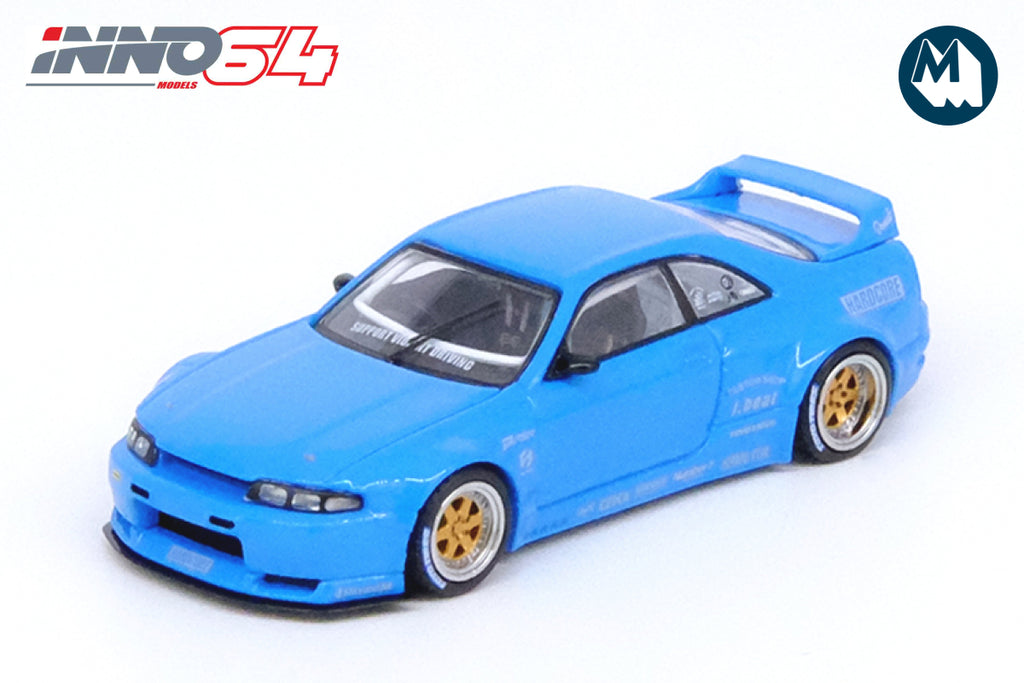Nissan Skyline GT-R (R33) "Pandem / Rocket Bunny" (Blue) – Modelmatic