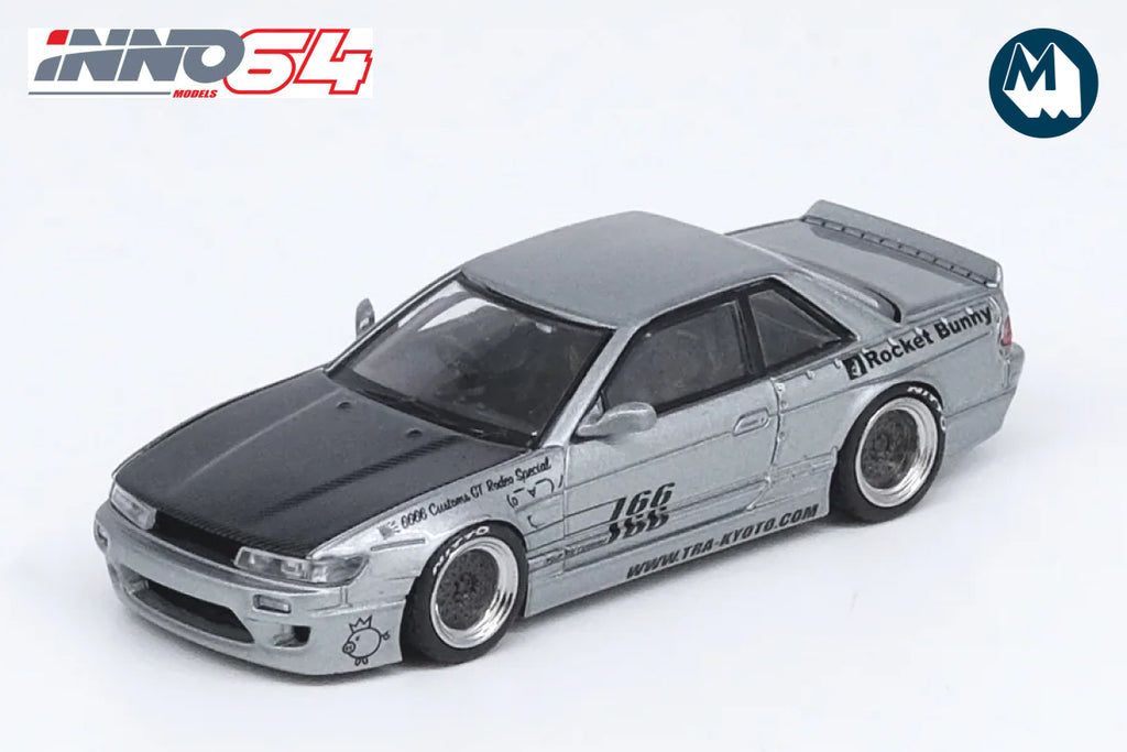 Nissan Silvia (S13) V1 Pandem Rocket Bunny (Silver) – Modelmatic