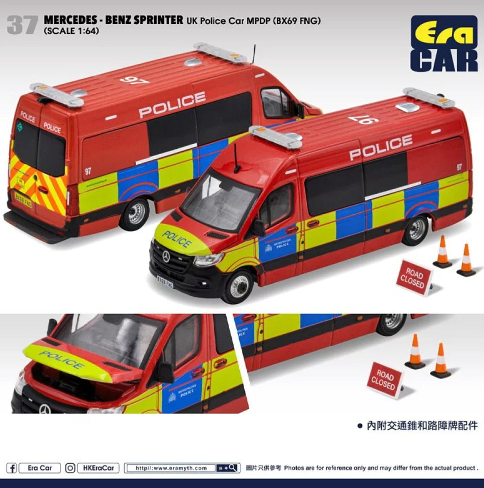 Mercedes-Benz Sprinter UK Police Car MPDP (BX69 FNG) – Modelmatic