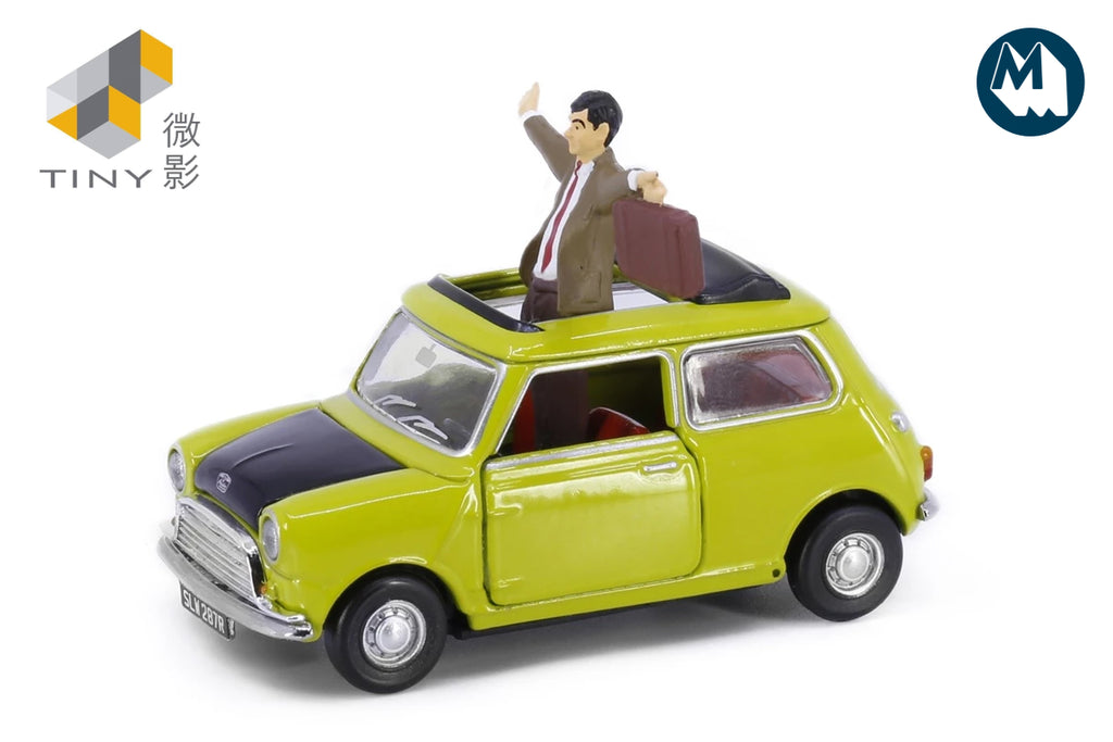 1:50 - Mr Bean Mini with figure and camera display case – Modelmatic