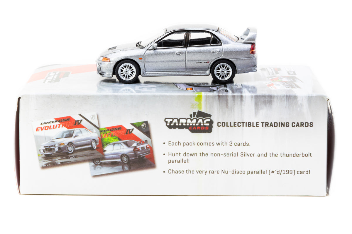 [Pre-Order] Mitsubishi Lancer GSR Evolution IV + Trading Cards (Silver ...