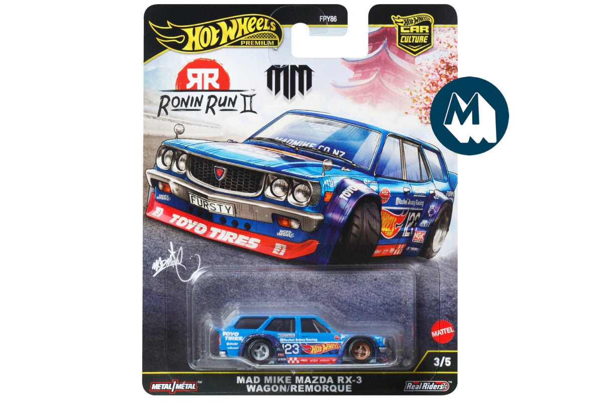 Hot Wheels Car Culture 2025 Mix 7 Ronin Run II / #3 - Mad Mike Mazda R ...