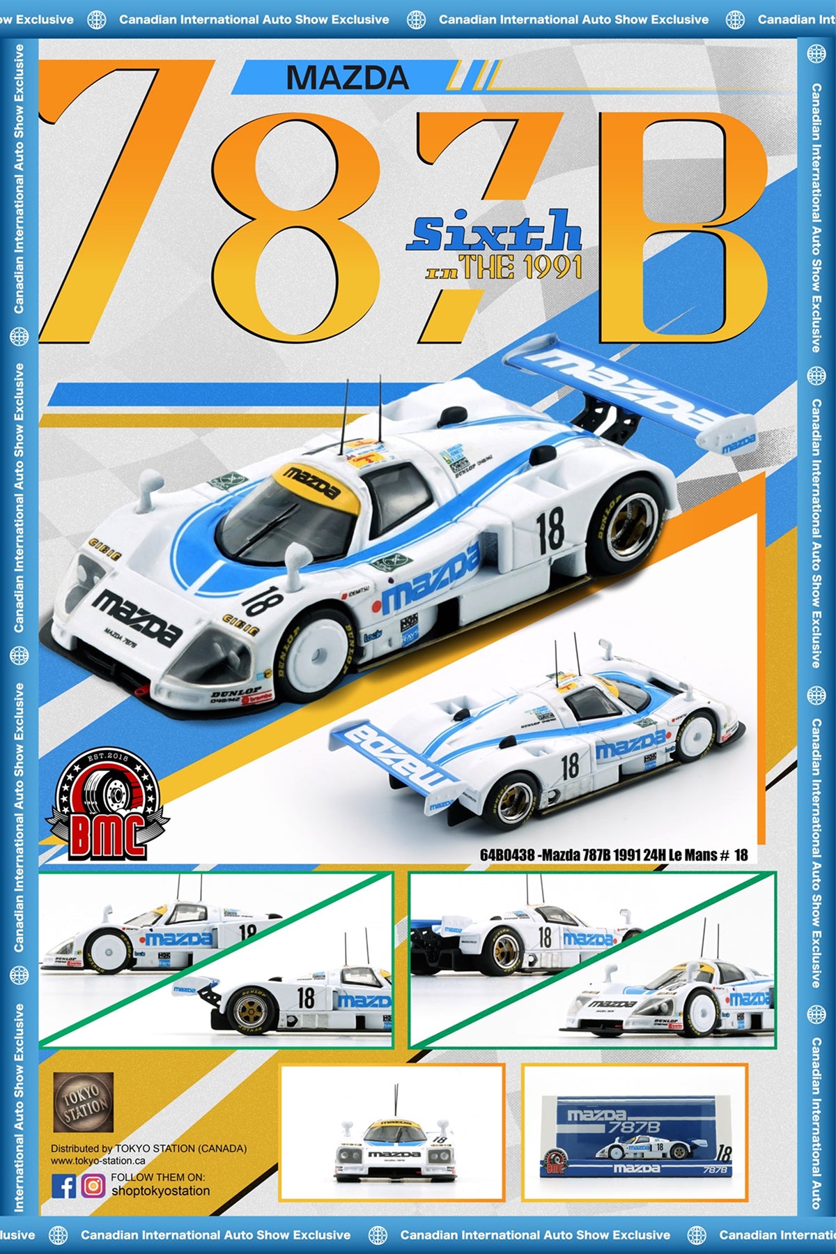 Mazda 787B - 1991 24h Le Mans #18 (White) – Modelmatic