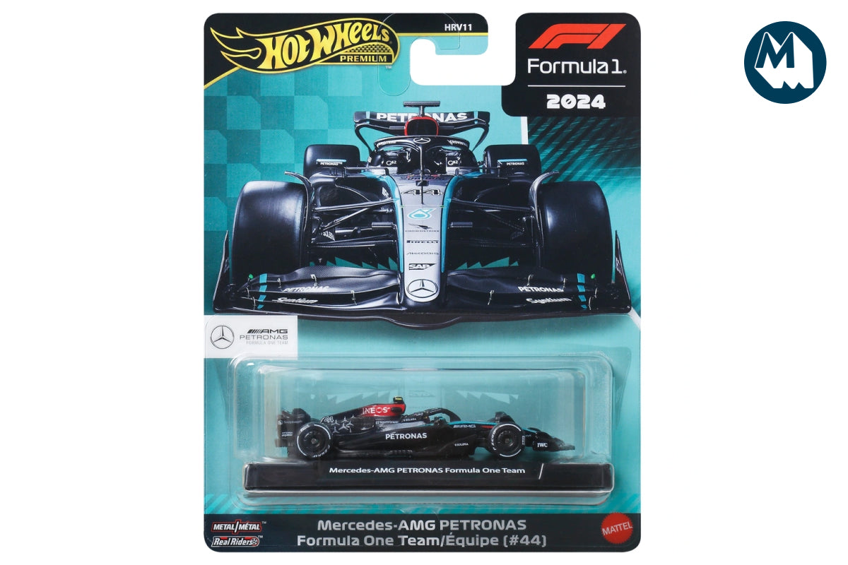 Hot Wheels Premium 2024 Formula 1 - Mercedes-AMG PETRONAS F1 Team (#44 ...