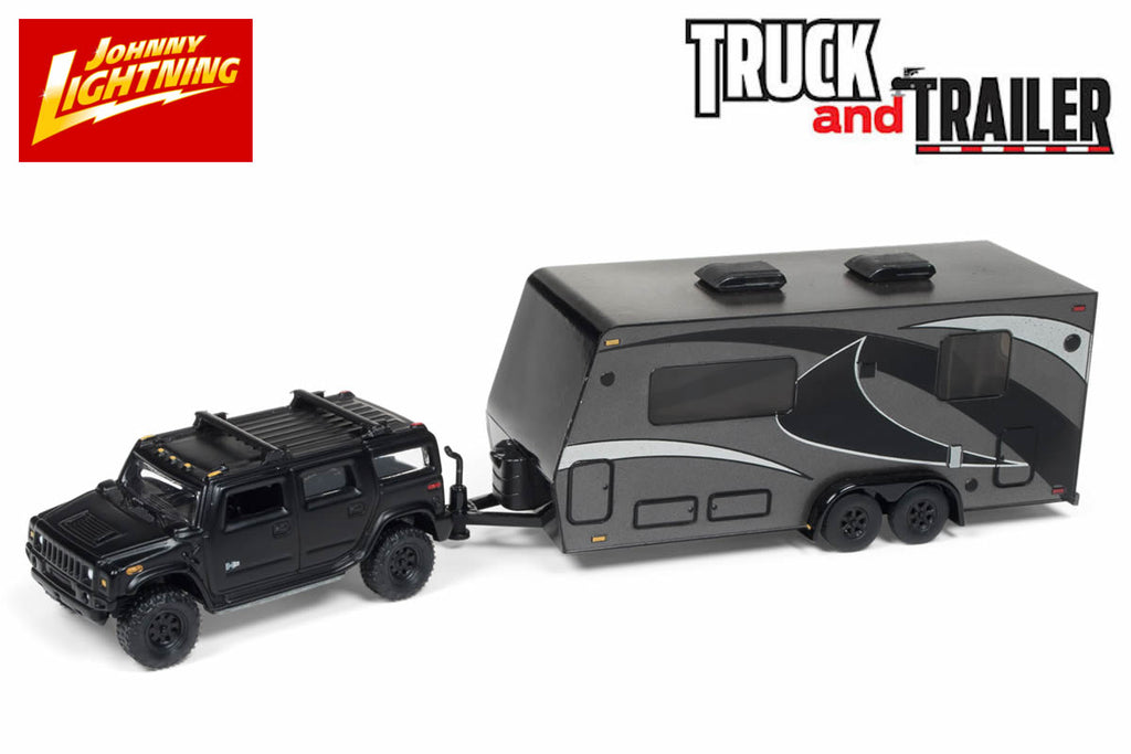 2004 Hummer H2 with Camper Trailer – Modelmatic
