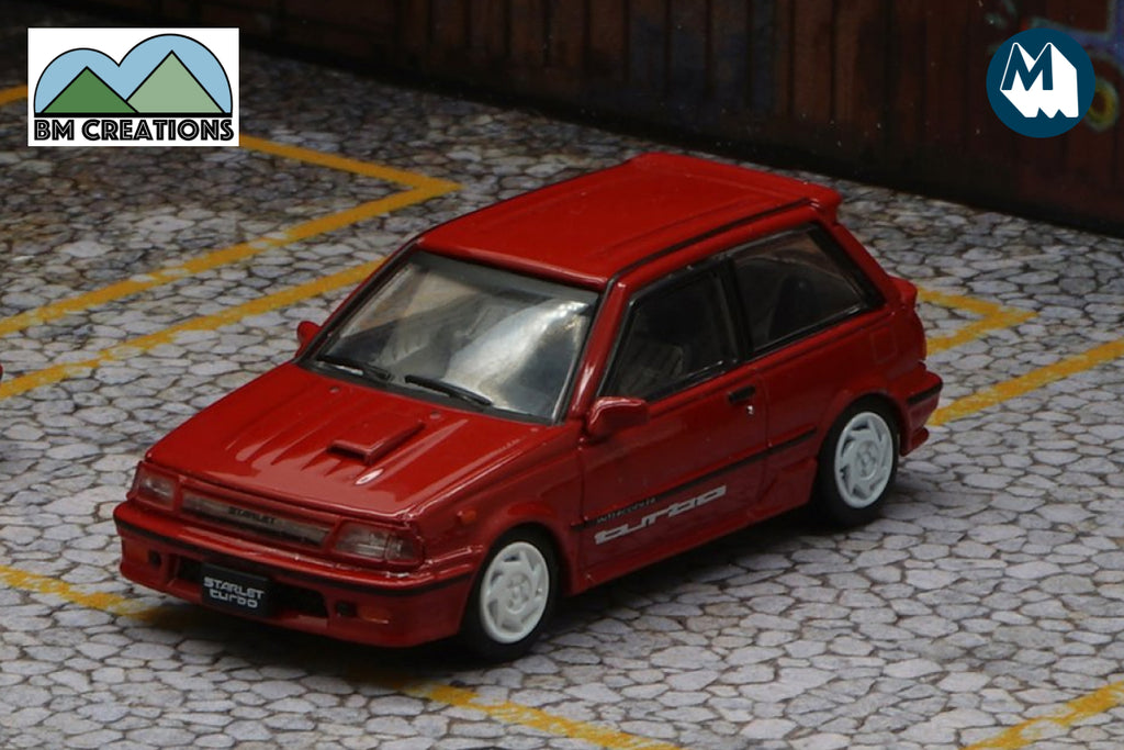 Toyota 1988 Starlet Turbo S EP71 (Red) – Modelmatic