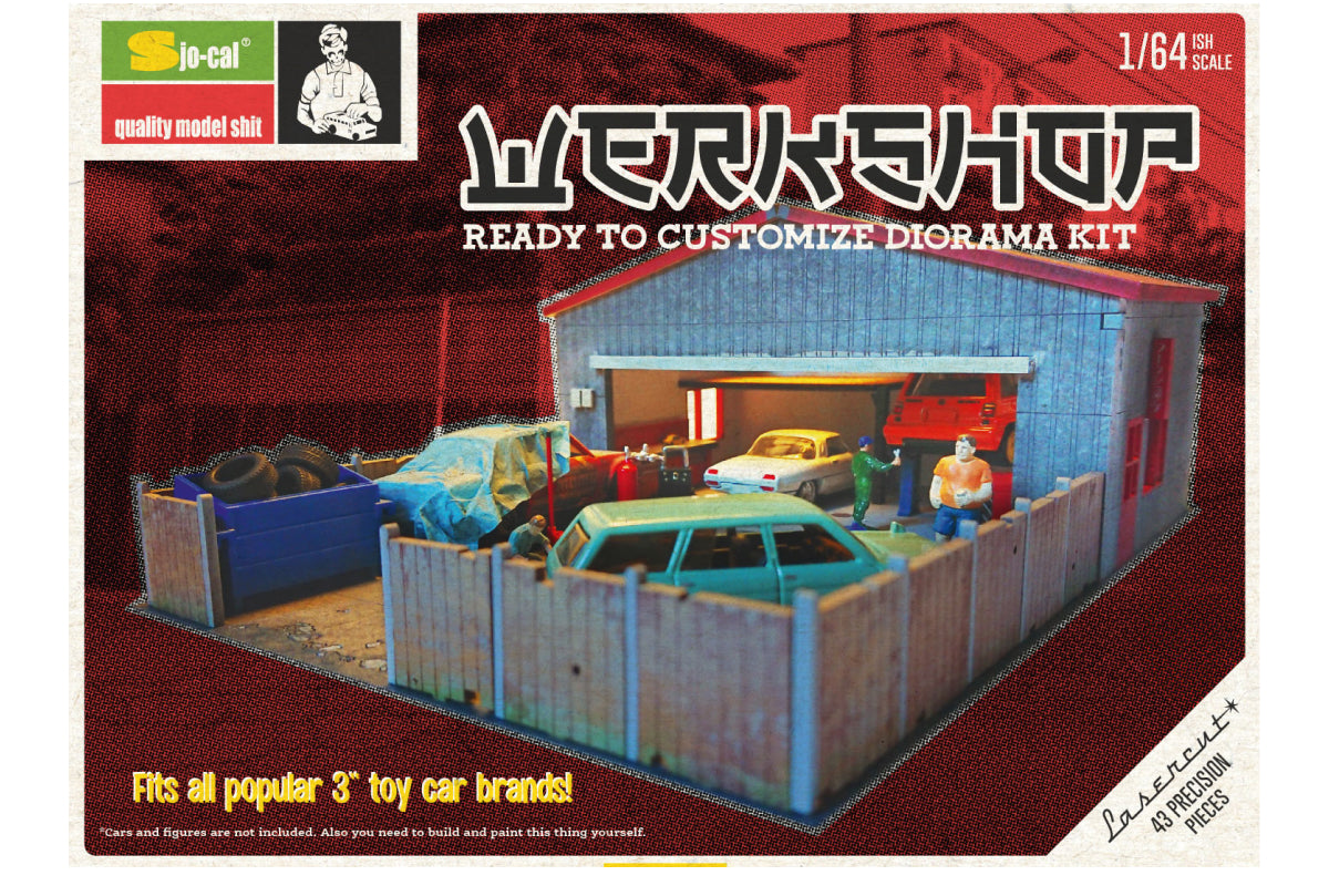 1:64 Diorama Kit - Werkshop – Modelmatic