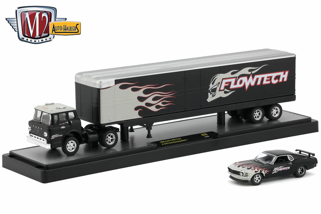 1966 Ford C-950 Truck / 1970 Ford Mustang Mach 1 (Flowtech) – Modelmatic