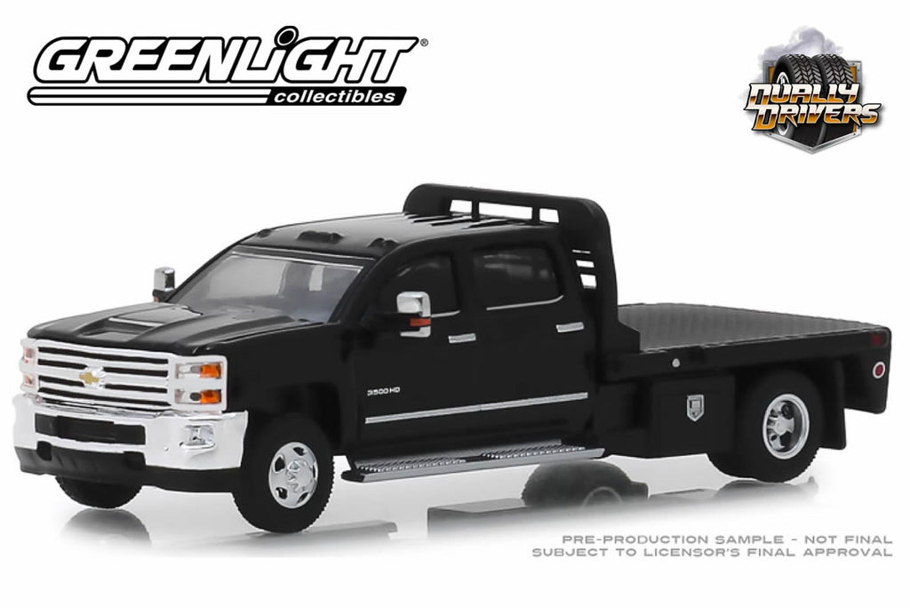 2018 Chevrolet Silverado 3500 Dually Flatbed (Black) – Modelmatic