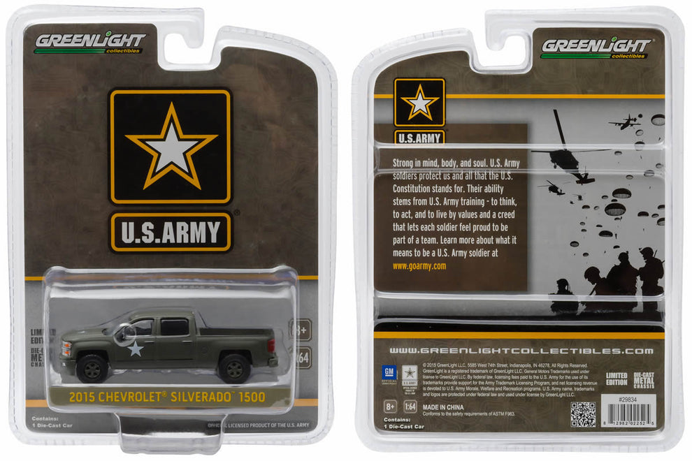 2015 Chevy Silverado U.S. Army Light Service Support Vehicle – Modelmatic