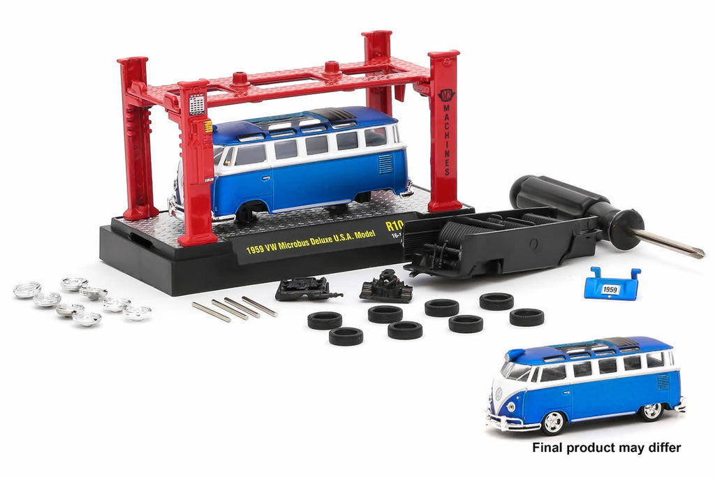 M2 Machines / Model Kit 10 / 1959 VW Microbus Deluxe U.S.A. Model ...