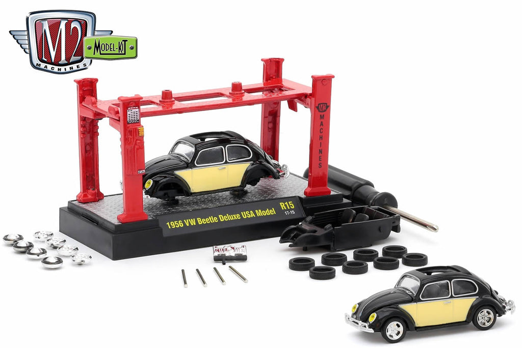 M2 Machines / Model Kit 15 / 1956 VW Beetle Deluxe USA Model – Modelmatic