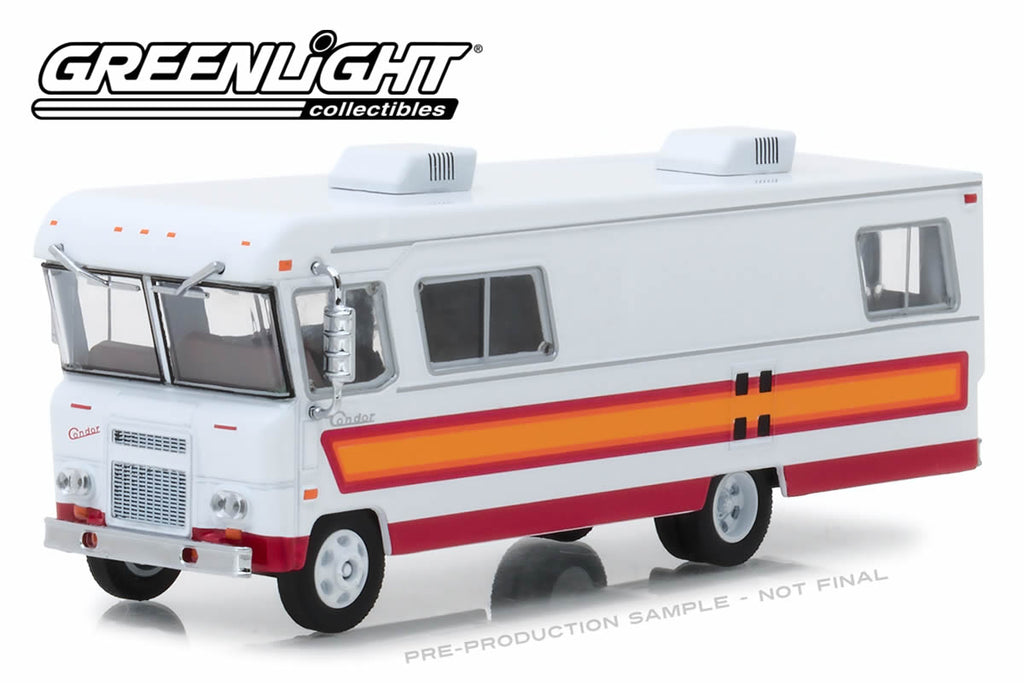 1972 Condor II RV - White with Orange, Red and Maroon Stripes – Modelmatic