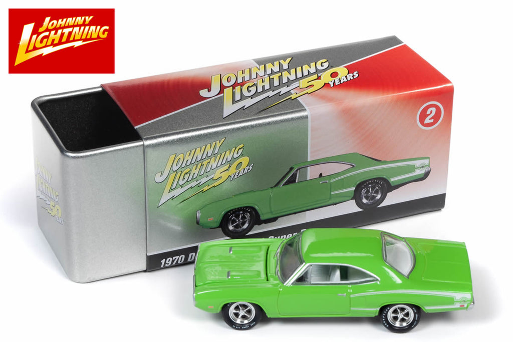 Johnny Lightning Collectors Tins / Dodge Coronet Super Bee (Green ...