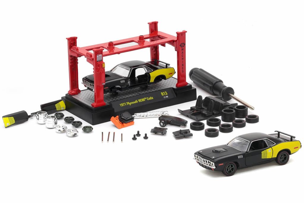 M2 Machines / Model Kit 13 / 1971 Plymouth Cuda "HEMI" – Modelmatic