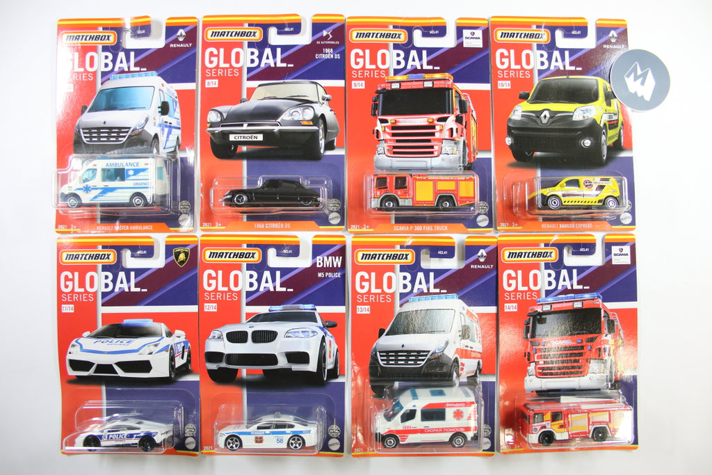 Matchbox - "Global Series" Mix B (8 cars) – Modelmatic