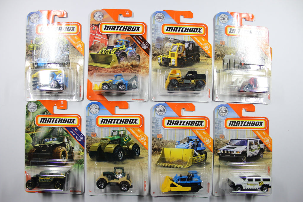 [Clearance] MBX Mainline Mix #035 - Construction (8 vehicles) – Modelmatic