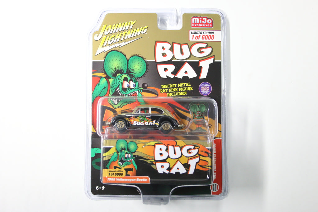 1965 Volkswagen Beetle with figure - Rat Fink "Bug Rat" – Modelmatic