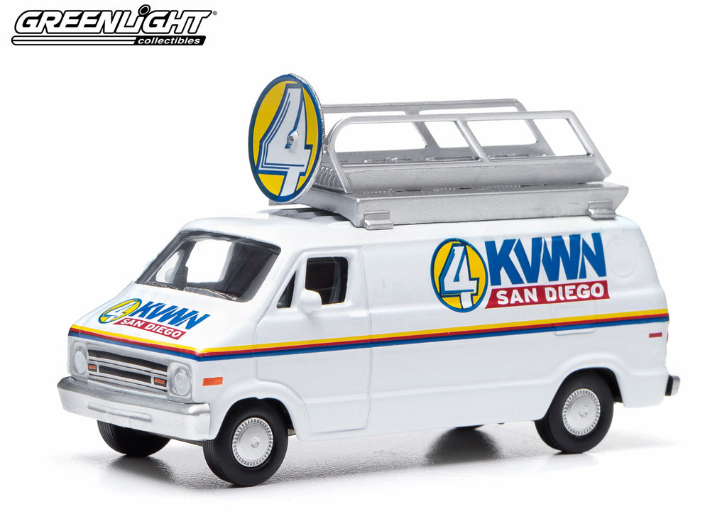 Anchorman Channel 4 News Van with: Antenna Array, New Wheels, Step Lad ...